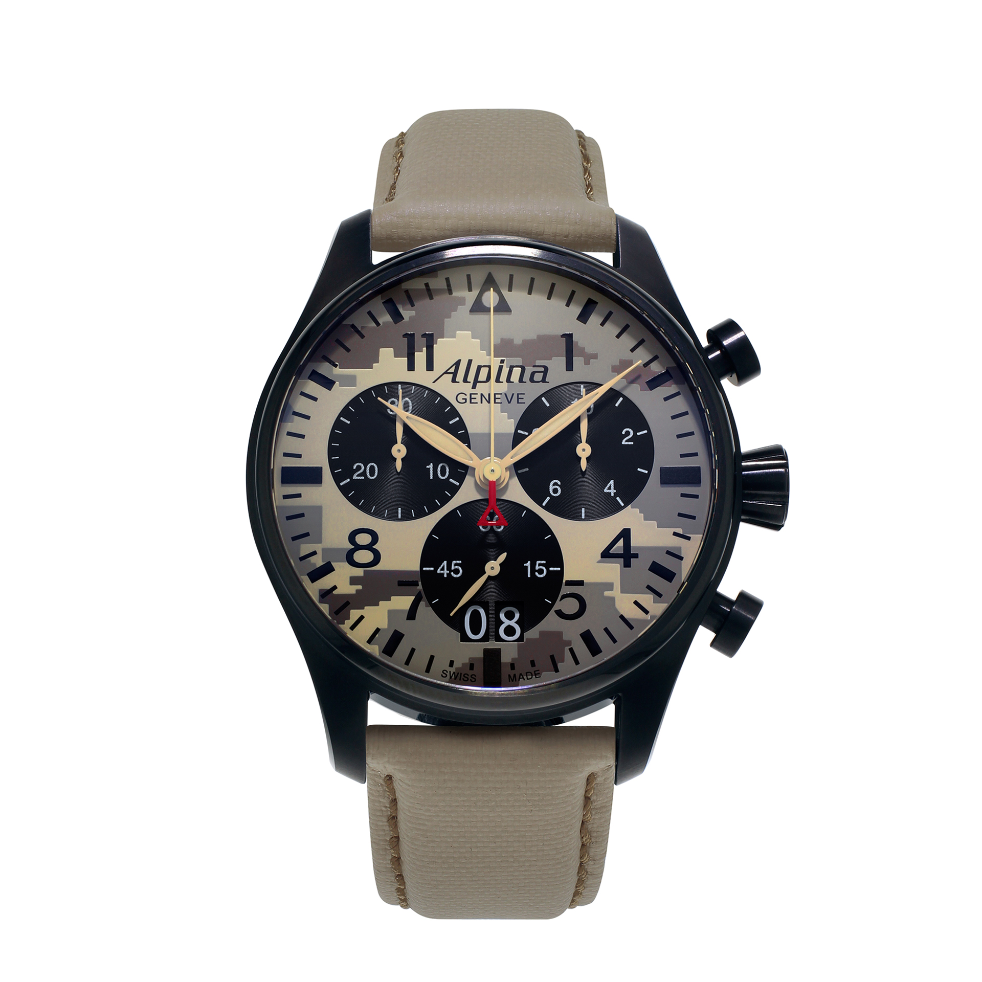 Alpina Startimer Camouflage Pilot Big Date Chronograph - Your Watch Hub