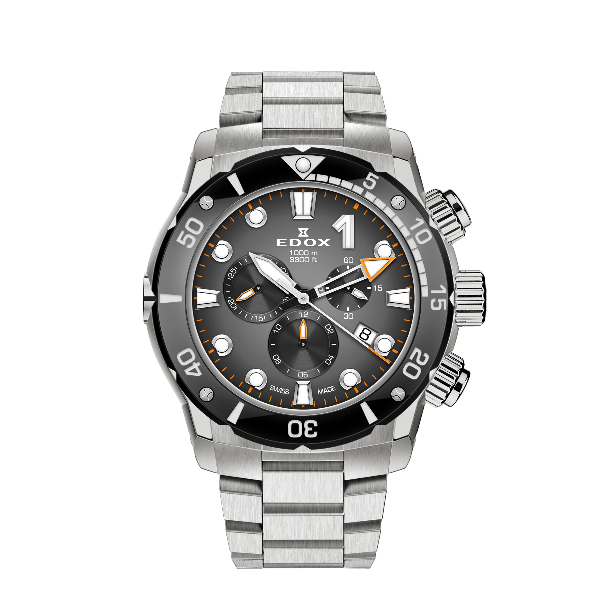 Edox CO-1 Chronograph Titanium - Your Watch Hub